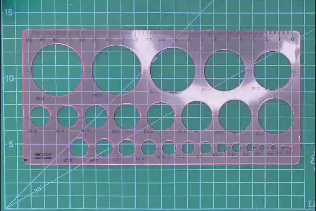 Circle Template Ruler – Easy Quilling Paper